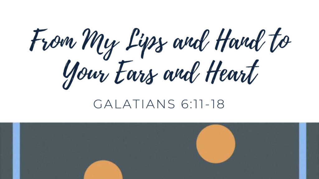 April 30, 2023 – From My Lips and Hand to Your Ears and Heart ...